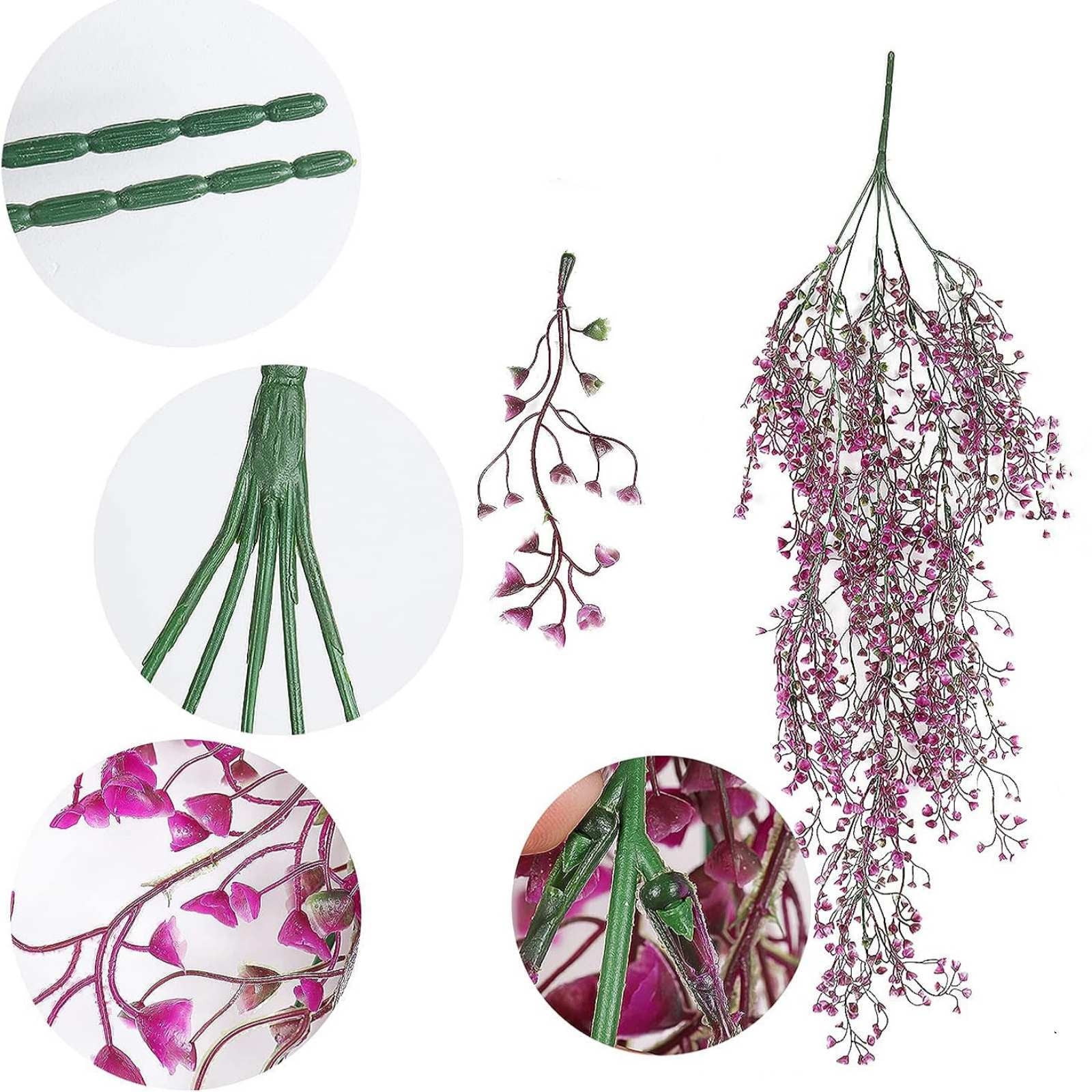 Artificial Hanging Flora, Fake Ivy Vines with Lifelike Leaves ...