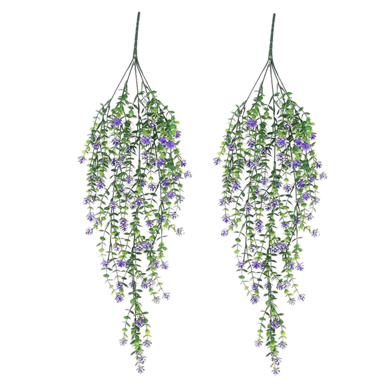 Artificial Hanging Flower Vines for Indoor Decor, Realistic Simulation ...