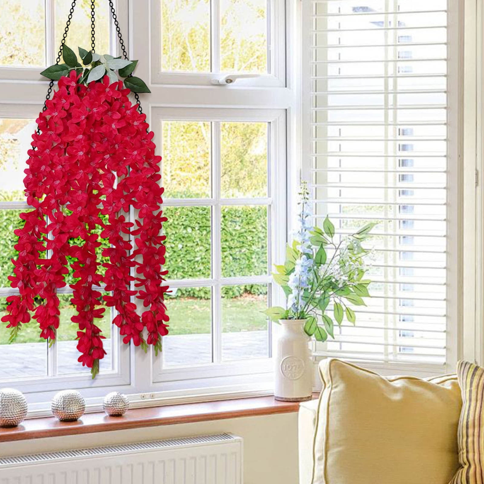 Artificial Hanging Flowers Hanging Flowers for Decoration Simulation ...