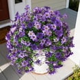 Artificial Hanging Flowers for Outdoor Decoration, UV Resistant Faux ...