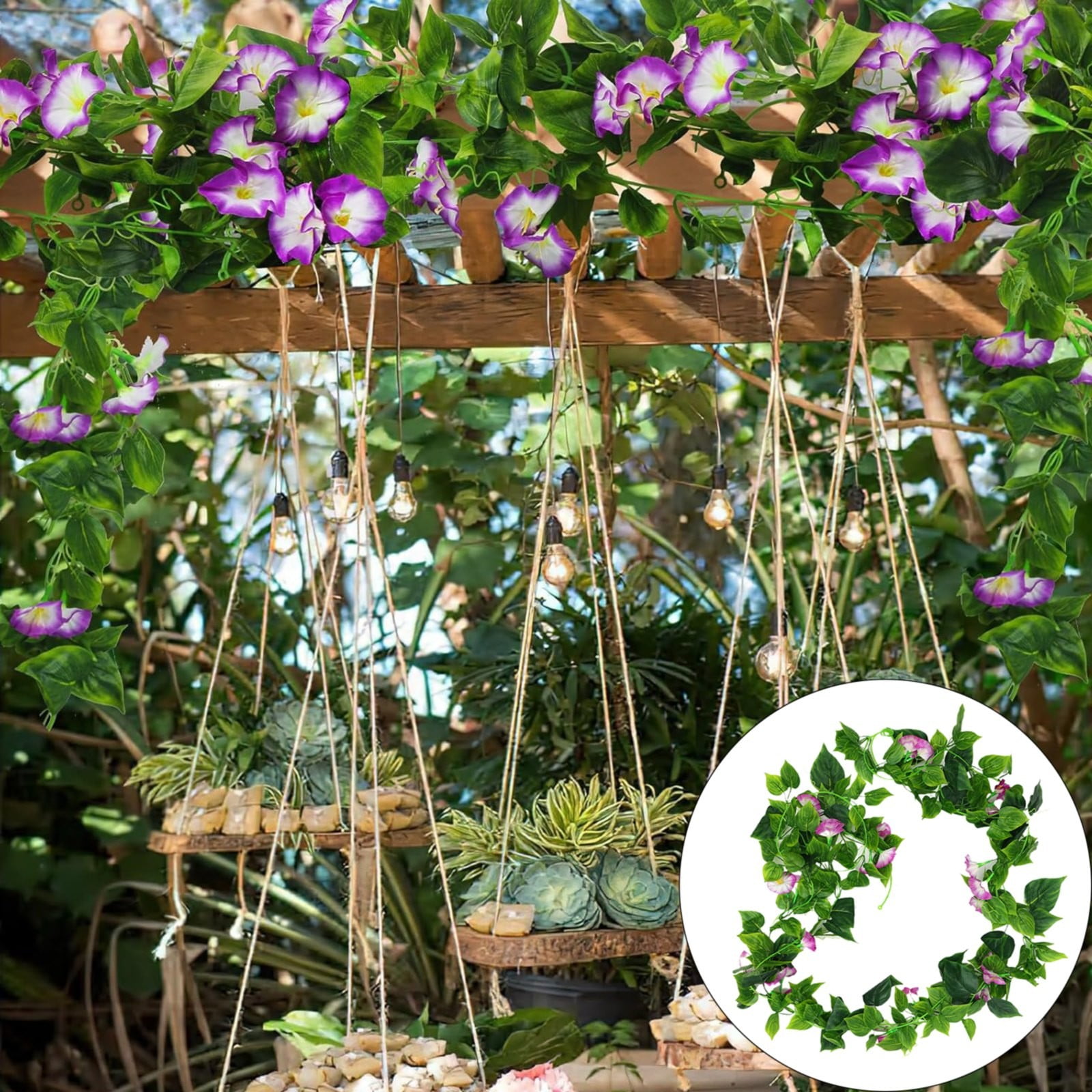 Artificial Hanging Flowers for Outdoor Outside Spring Decoration,Fake ...