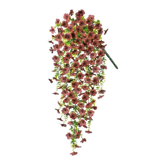 Artificial Hanging Flowers for Outdoors Fall Decorations, Faux Silk ...