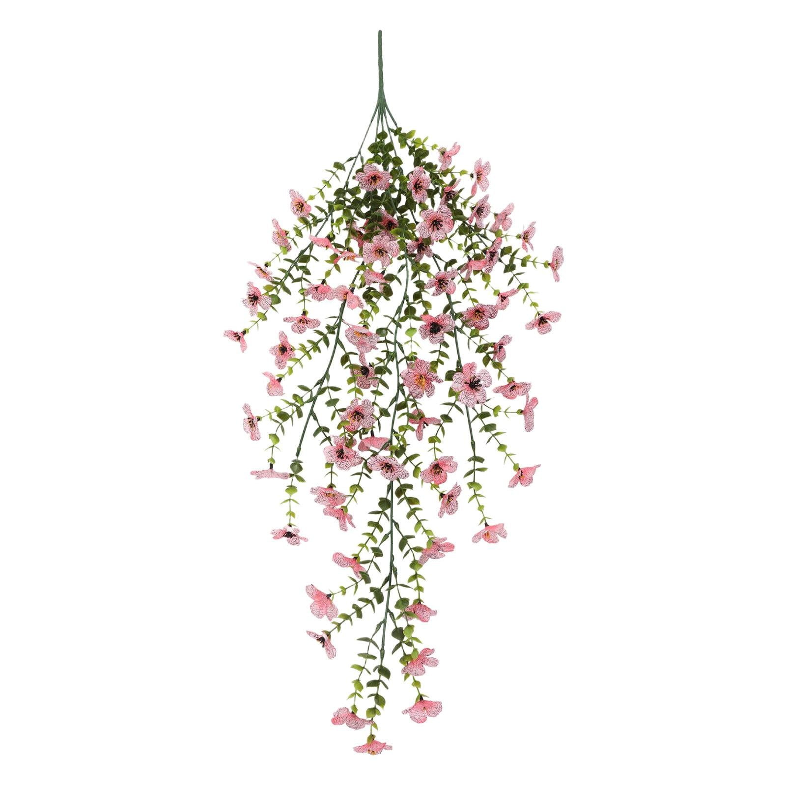 Artificial Hanging Flowers In Pink for Outdoor Spring Decoration,Uv ...