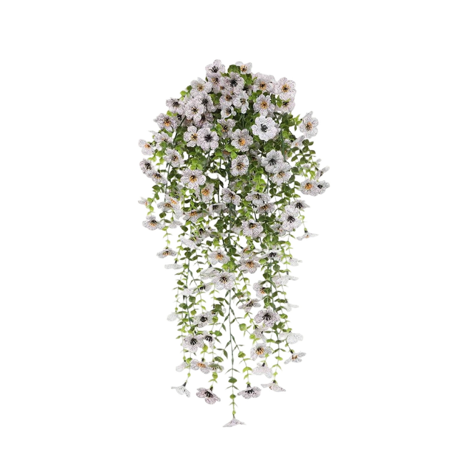 Artificial Hanging Flowers Plants for Outdoors Spring Fake Flower UV ...