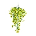 Artificial Hanging Flowers for Outdoors, 75cm Lifelike Plastic Fake ...