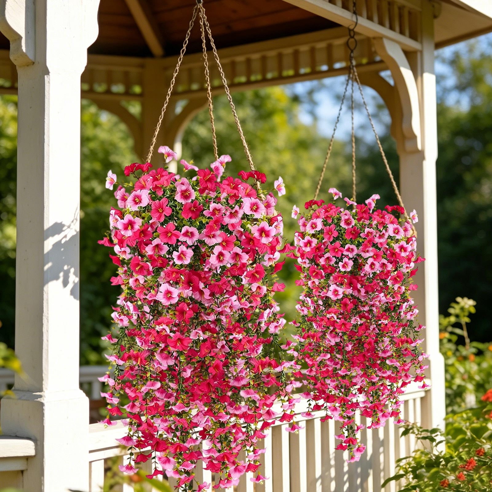 Artificial Hanging Glory Flower Vine,vivid simulated bloom retain ...