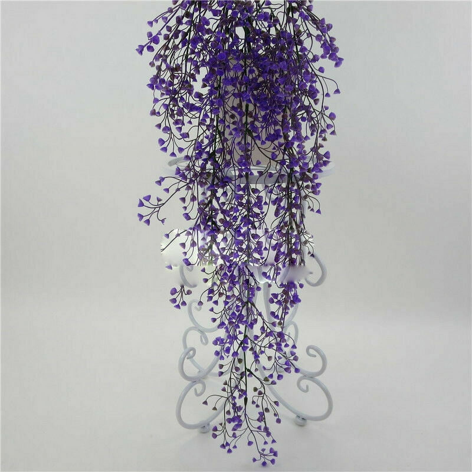 Artificial Hanging Ivy Garland Plants Fake Foliage Wisteria Vine Leaf ...