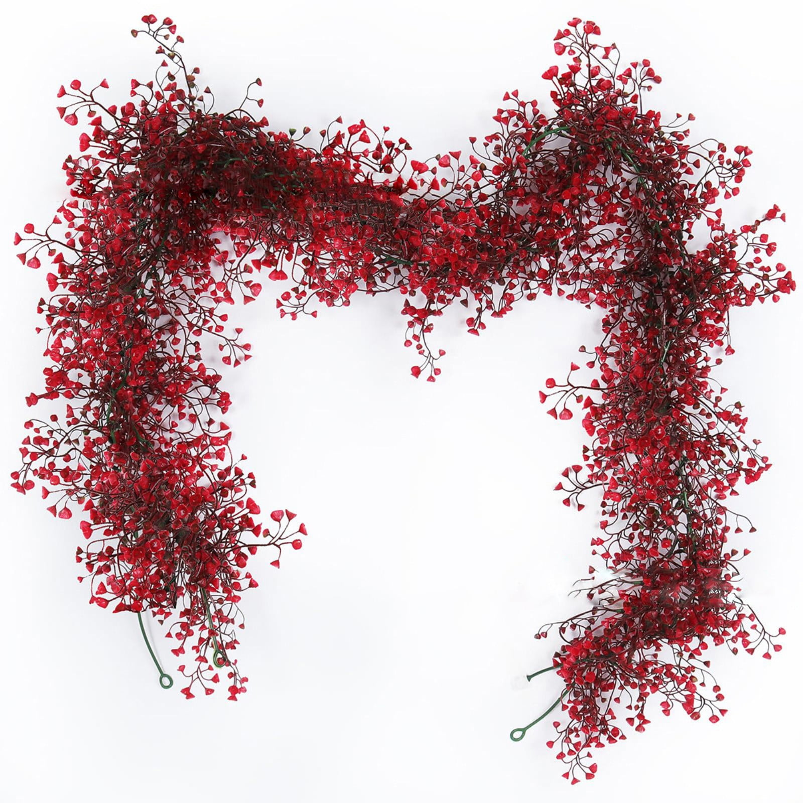 Artificial Hanging Plant 5.6Ft, Fake Garland Plant Greenery Faux Ferns ...