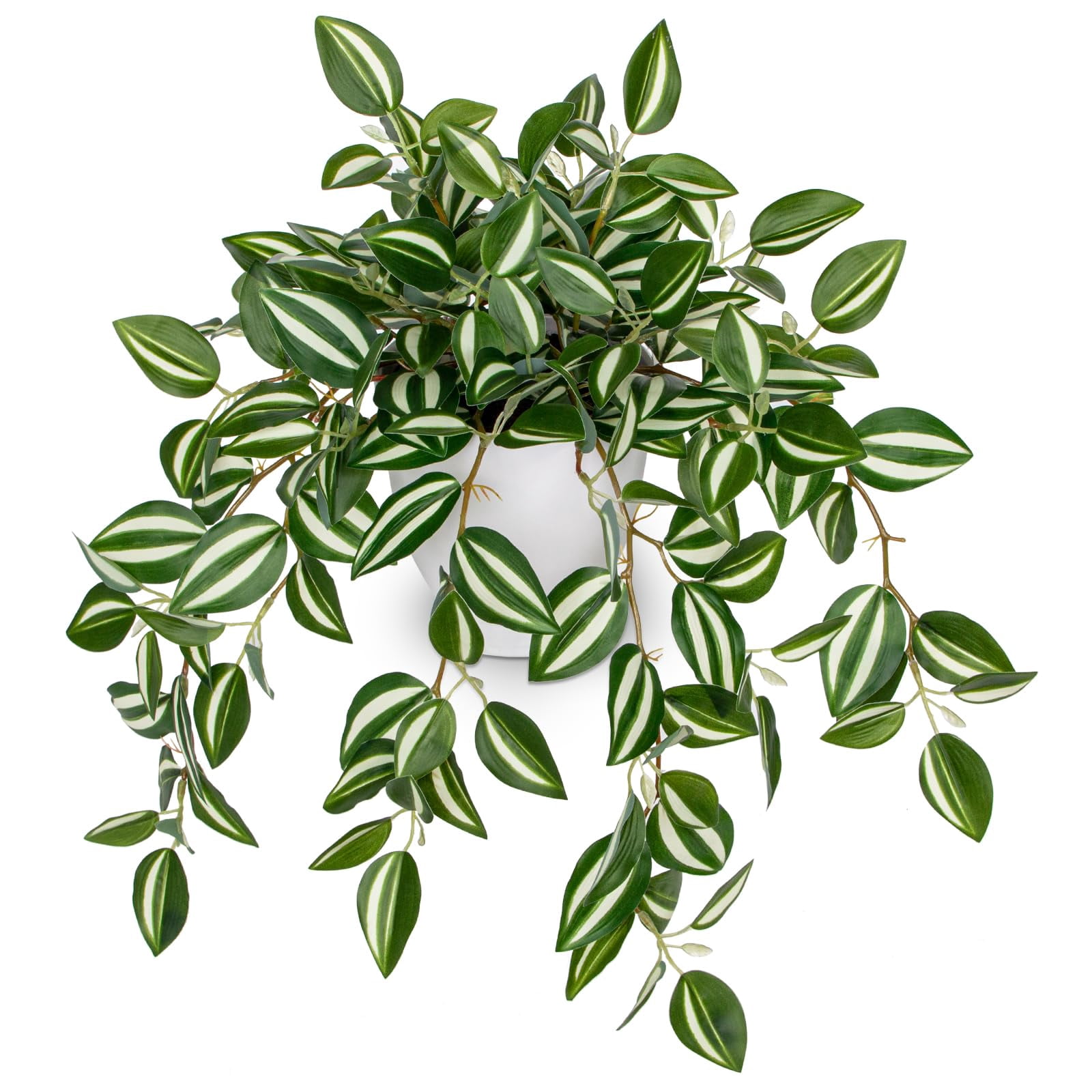 Artificial Hanging Plant Green Style#3 Potted Trailing Vines Home Decor ...