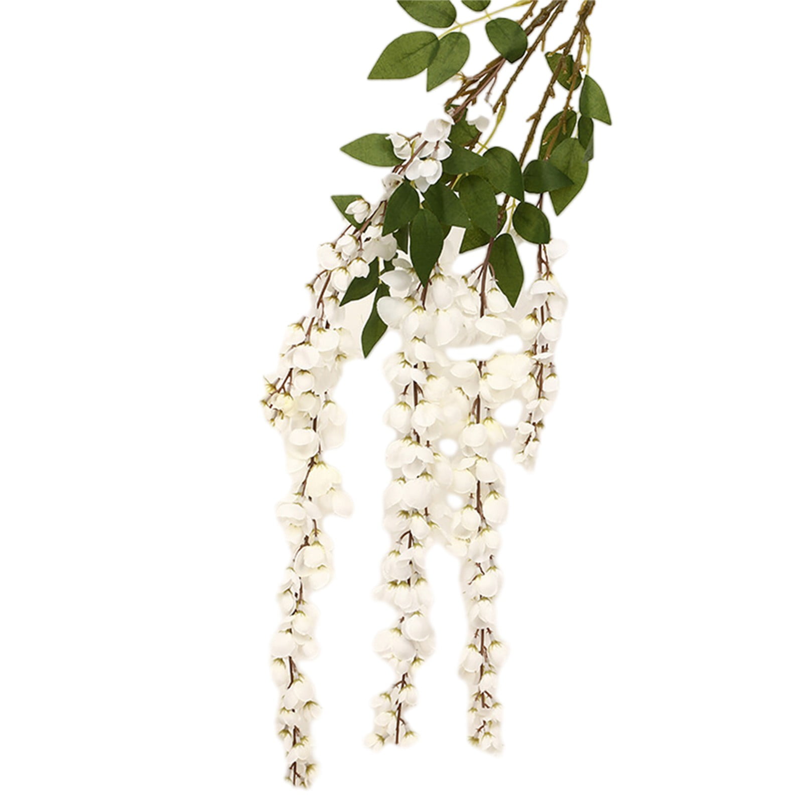Artificial Hanging Plant Home Decor Garland Silk Wisteria Flowers ...