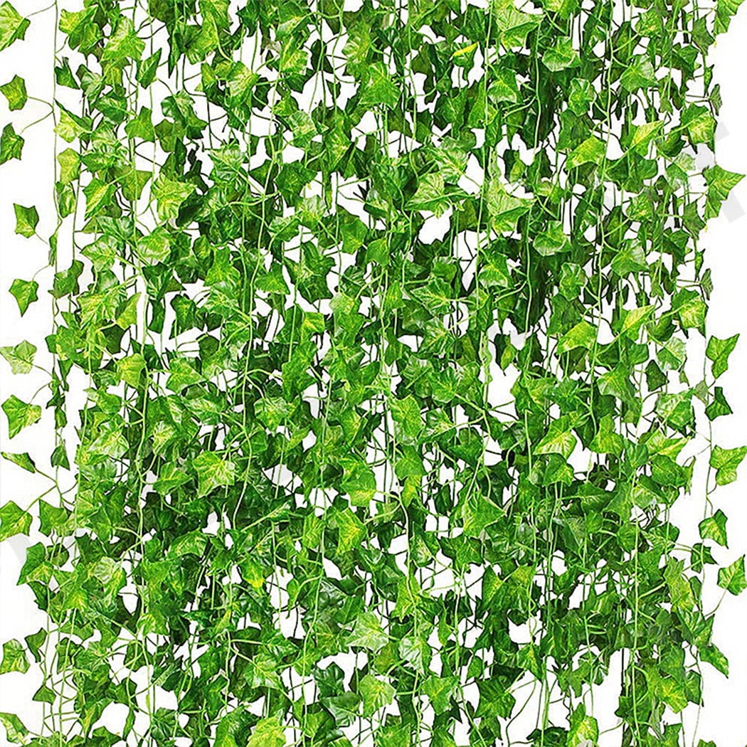 Artificial Hanging Plant Plastic 12PCS Lifelike Fake Vine Fake Sweet ...
