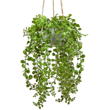 Kumdkd Artificial Hanging Plants Outdoor/Indoor - 2ft Fake Ivy Vine ...