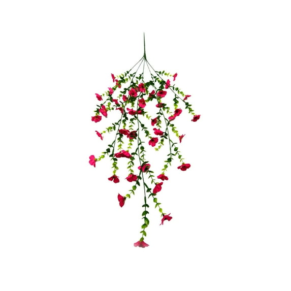 Artificial Hanging Plants, Faux Hanging Wall Plants with Camellia ...