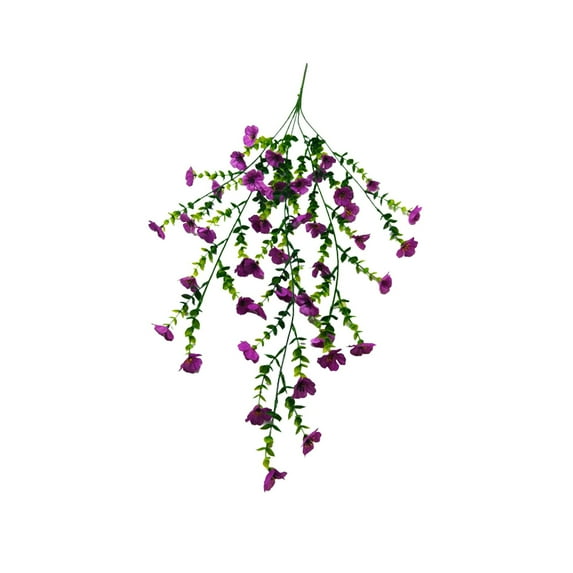 Artificial Hanging Plants, Faux Hanging Wall Plants with Camellia ...