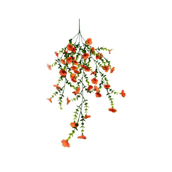 Artificial Hanging Plants, Faux Hanging Wall Plants with Camellia ...