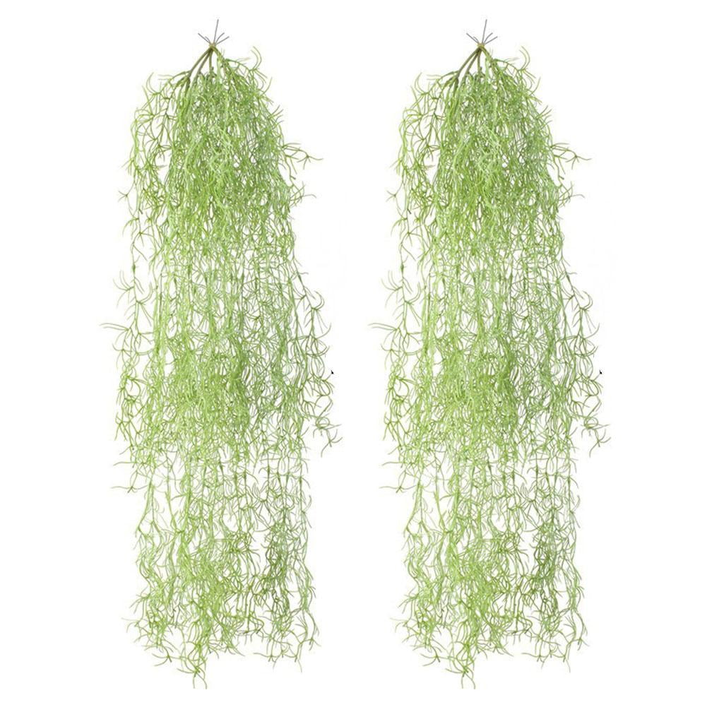 Artificial Hanging Plants Fern Vine,Fake Seaweed Fern Grass Vine Wall ...