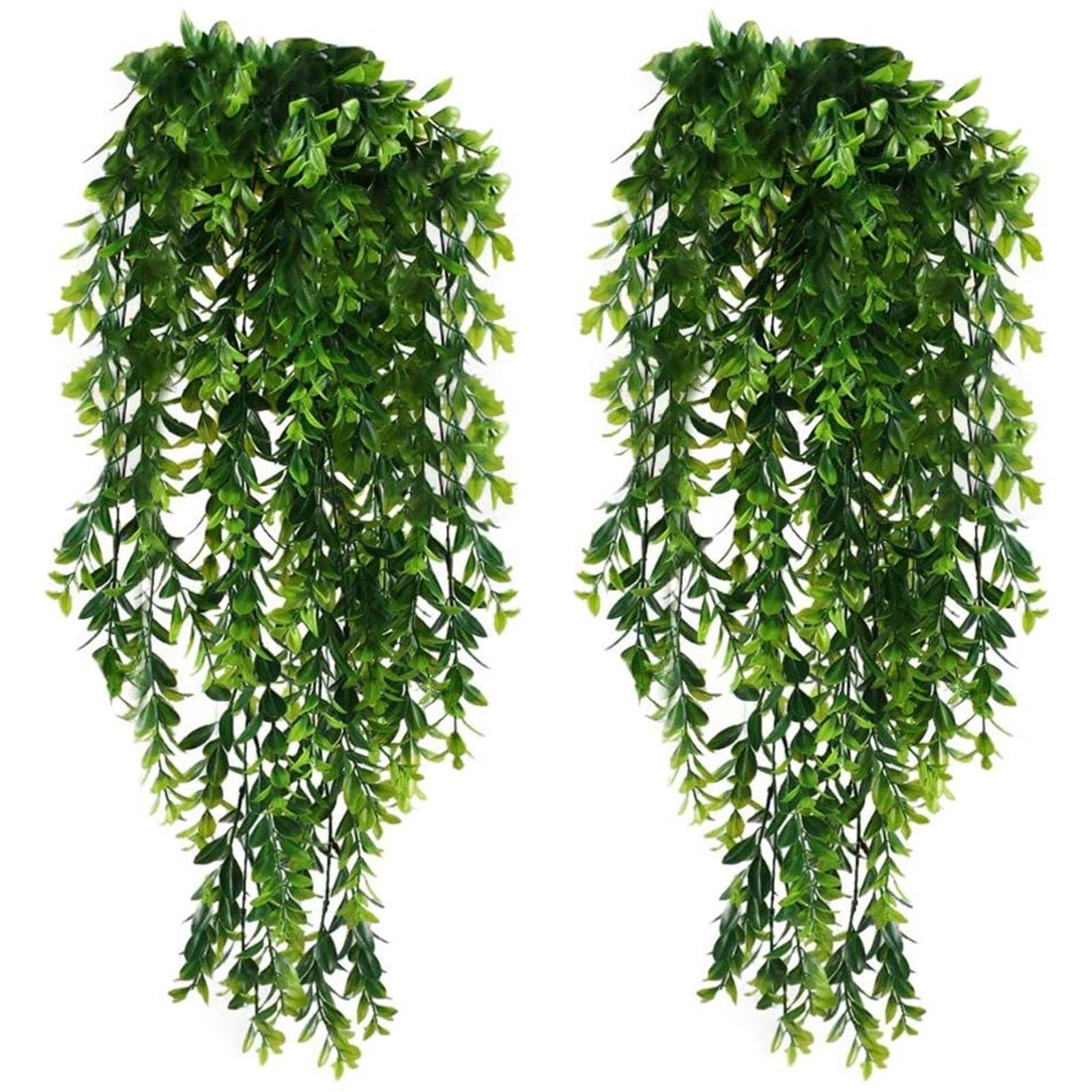 Artificial Hanging Plants, Lifelike Trailing Greenery for Indoor ...