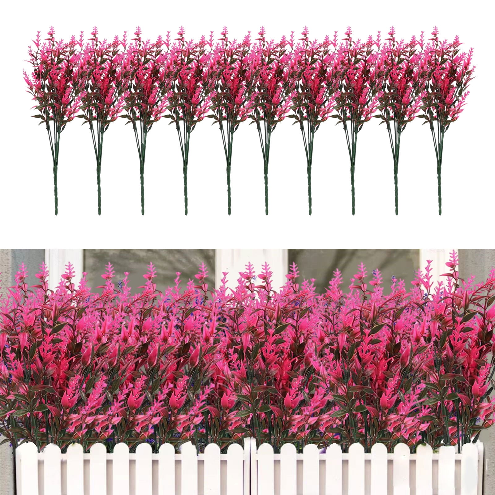 Artificial Hanging Plants Outdoor Indoor | Lifelike Plastic Greenery ...