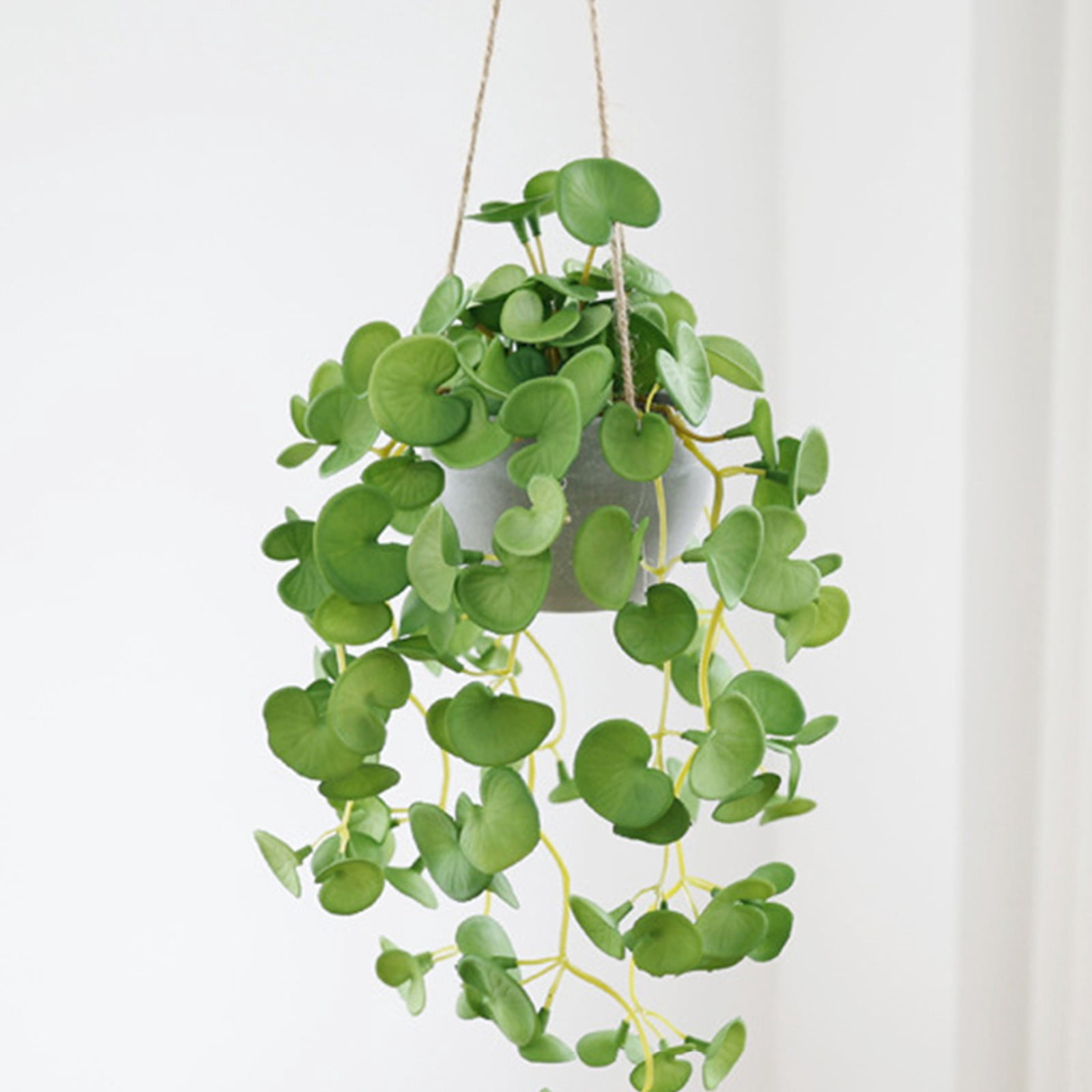 Artificial Hanging Plants | Wall Decor Potted Greenery | Faux Vine ...