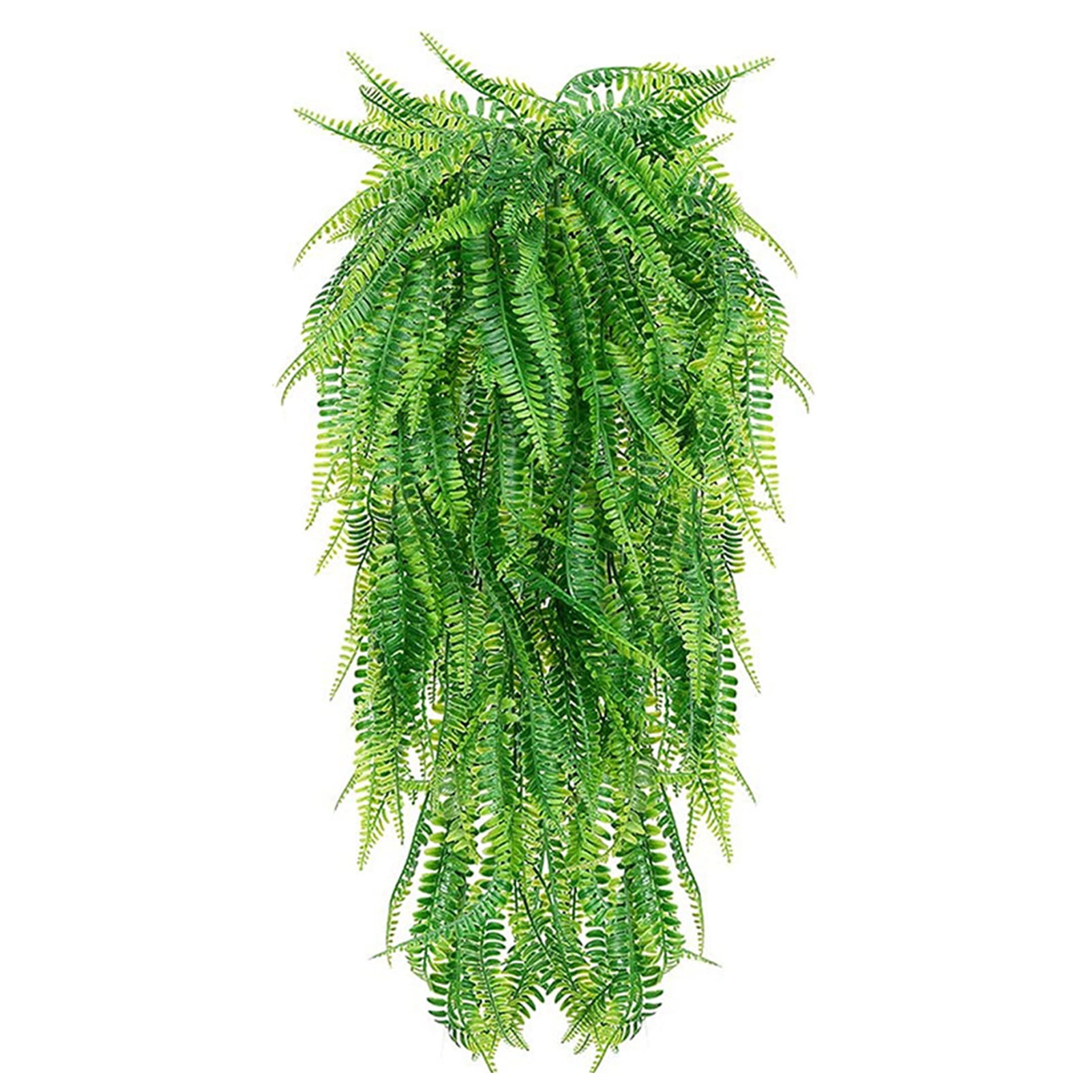 Artificial Hanging Vine Ferns Plants Fake Boston Fern Ivy Leaves ...