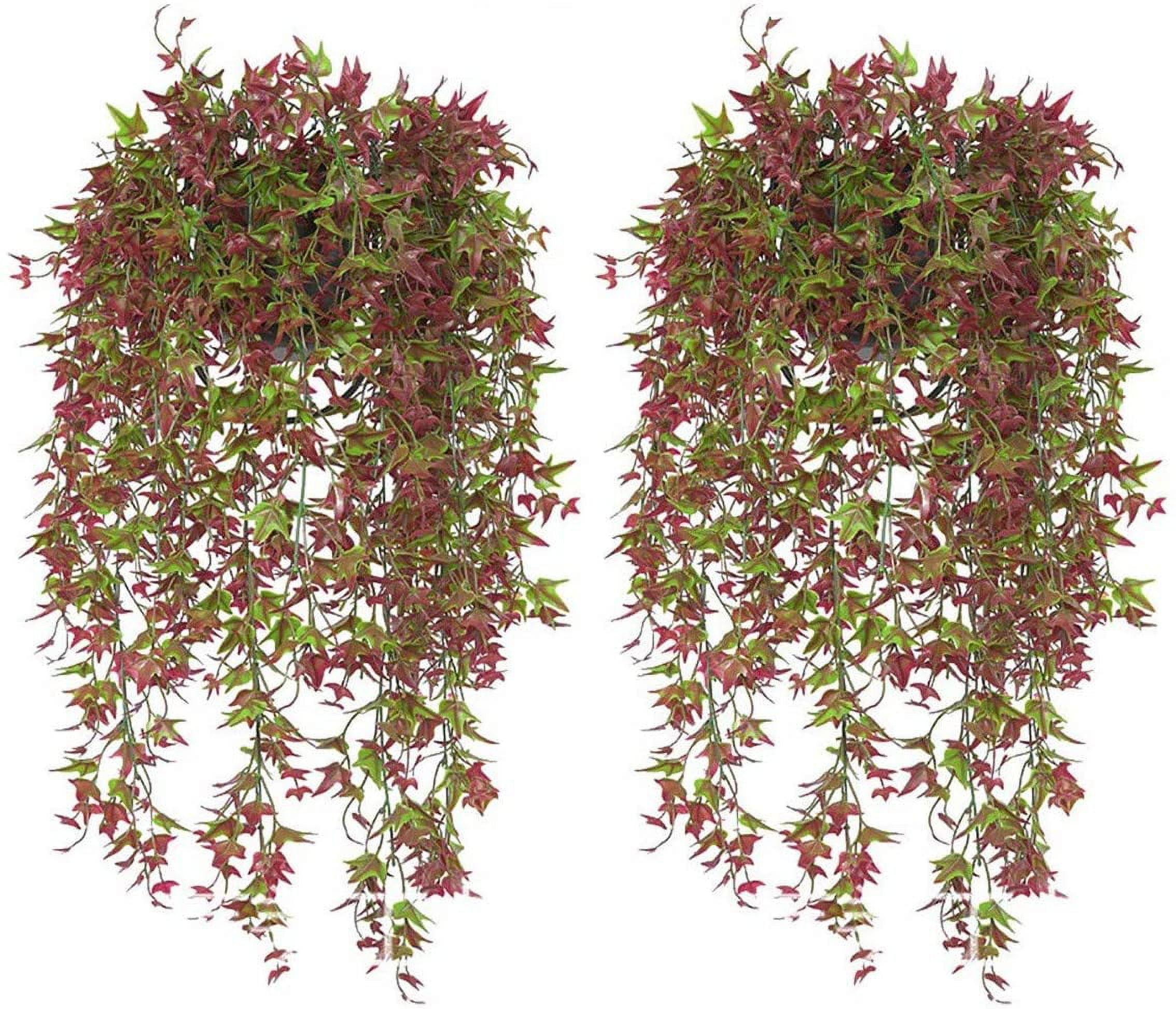 Artificial Hanging Vine, Sweet Potato Leaves Plastic Plants Greenery ...