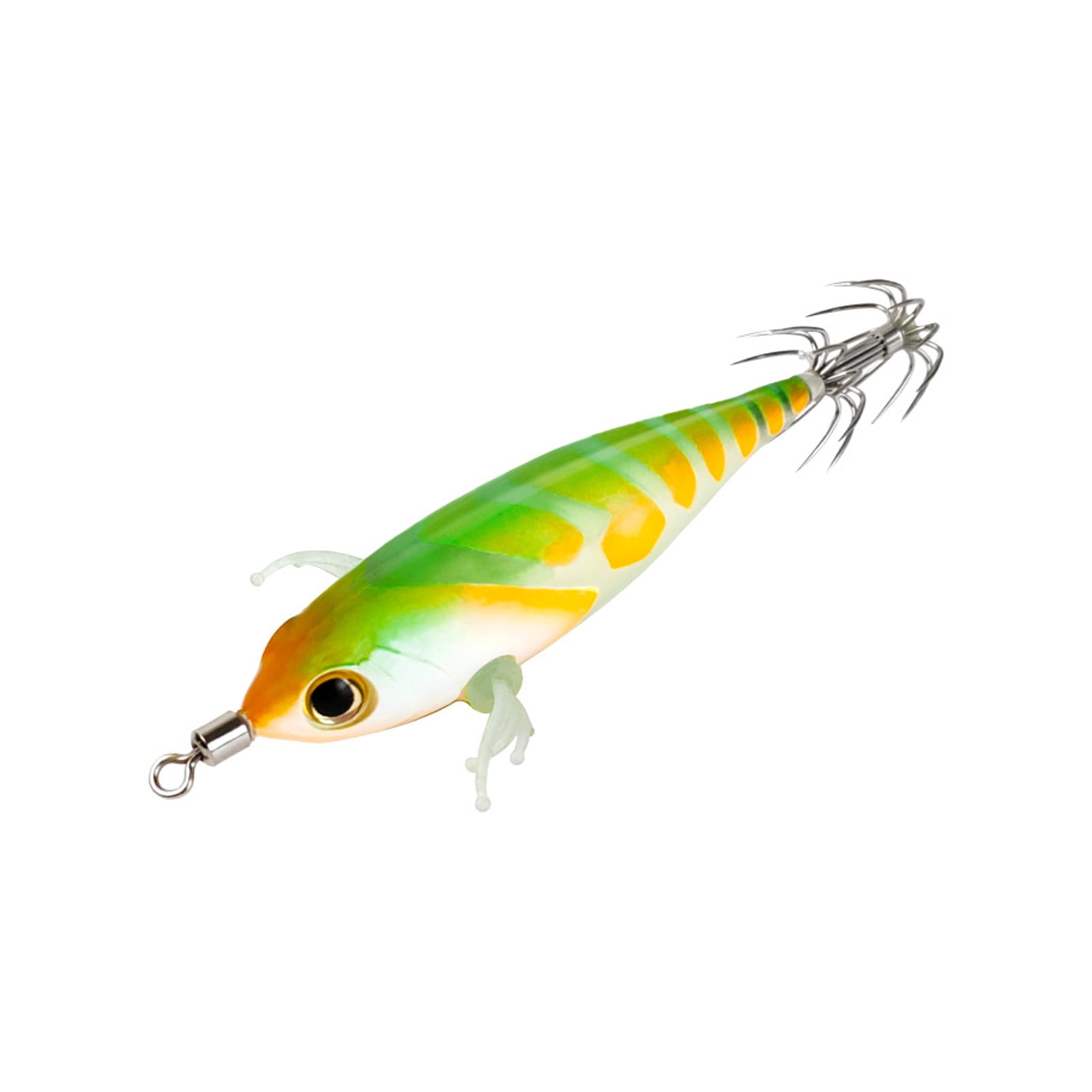 Artificial Hard Baits Shrimp Lures with Sound Beads 5.5cm Fishing Squid ...