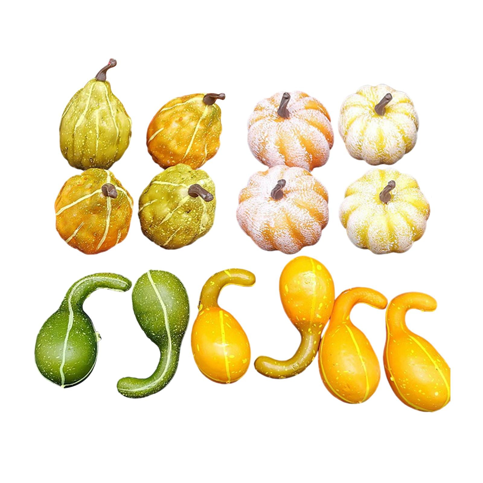 Artificial Harvest Pumpkins Halloween Vegetable Model Foam Material ...