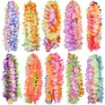 Artificial Hawaii Flower Garland Hawaiian Artificial Flowers Neck Loop ...