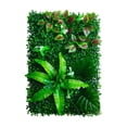 Artificial Hedge Fence Expandable Faux Leaf Screen Panel Decorative ...