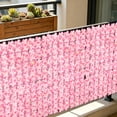 Artificial Hedge Fence Expandable Faux Leaf Screen Panel Plastic ...