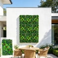 Artificial Hedge Fence Panel, Expandable Faux Leaf Privacy Screen ...