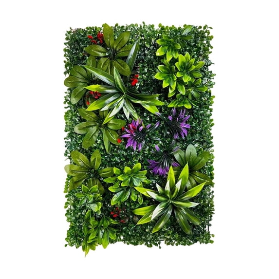 Artificial Hedge Fence Panel Expandable Faux Leaf Screen Privacy Wall ...