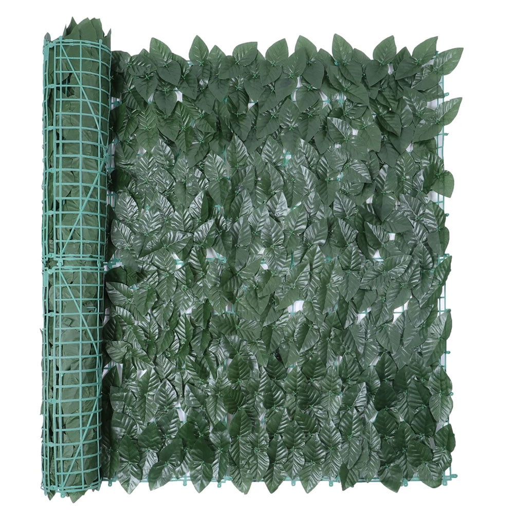 Artificial Hedge Ivy Leaf Garden Fence Roll Privacy Screen Balcony Wall ...