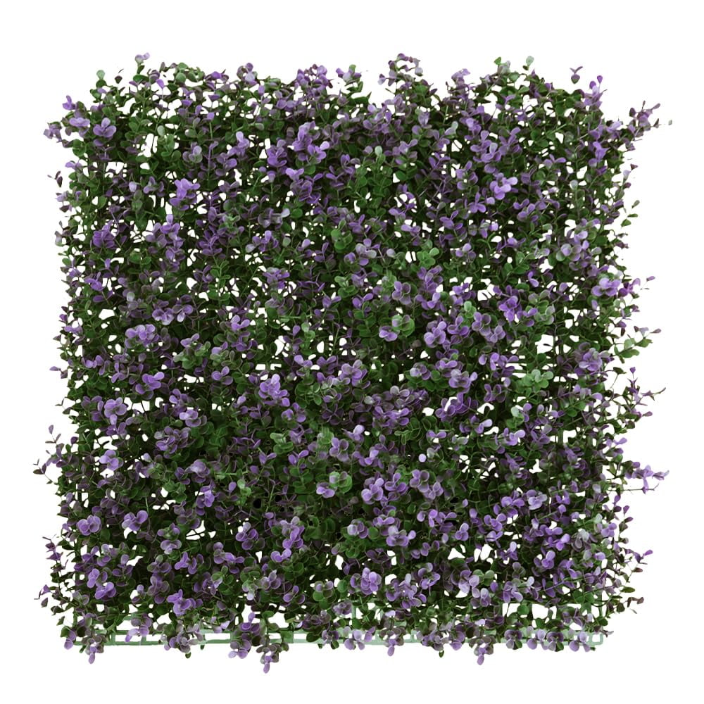 Artificial Hedge Panels 20x20 Inches 2PC, Fake Ivy Greenery Backdrop ...