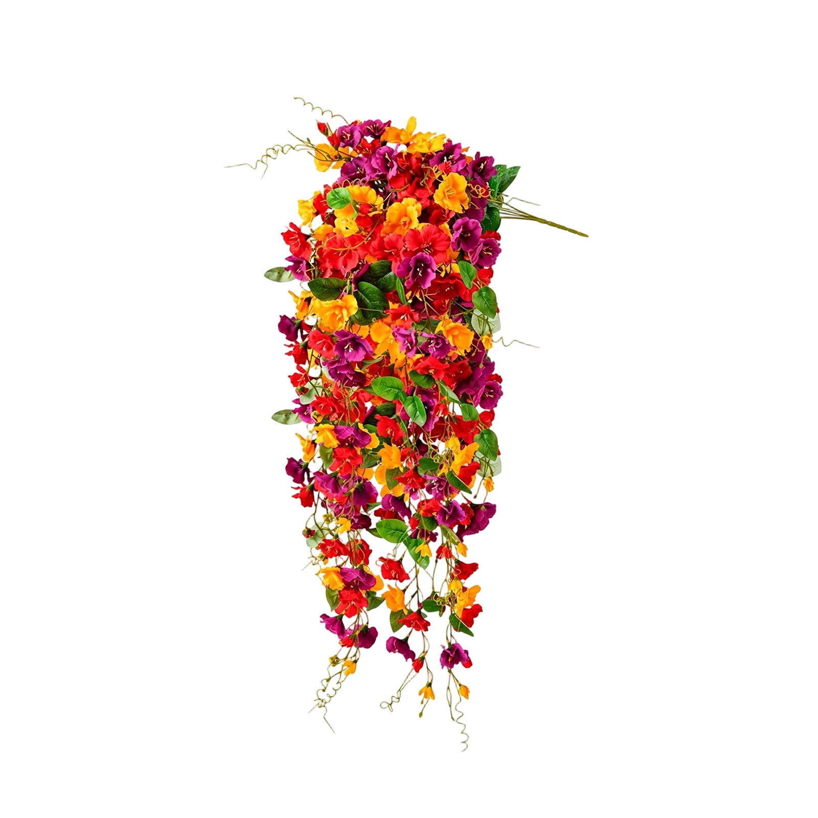Artificial Hibiscus Flowers, Long Hanging Vines, Faux Plant for Outdoor ...