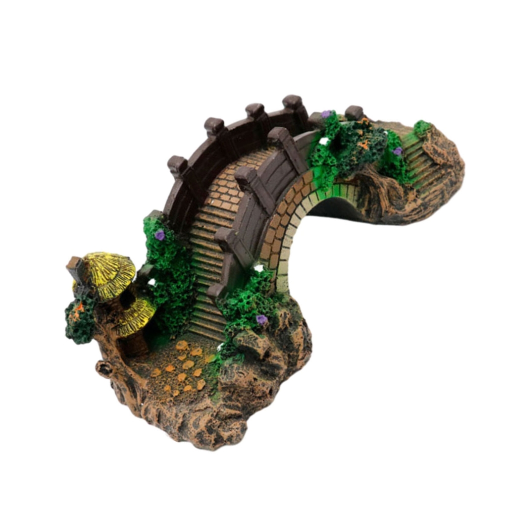 Artificial Hideouts Cave Bridge Statue for Aquarium Pavilions Decors ...