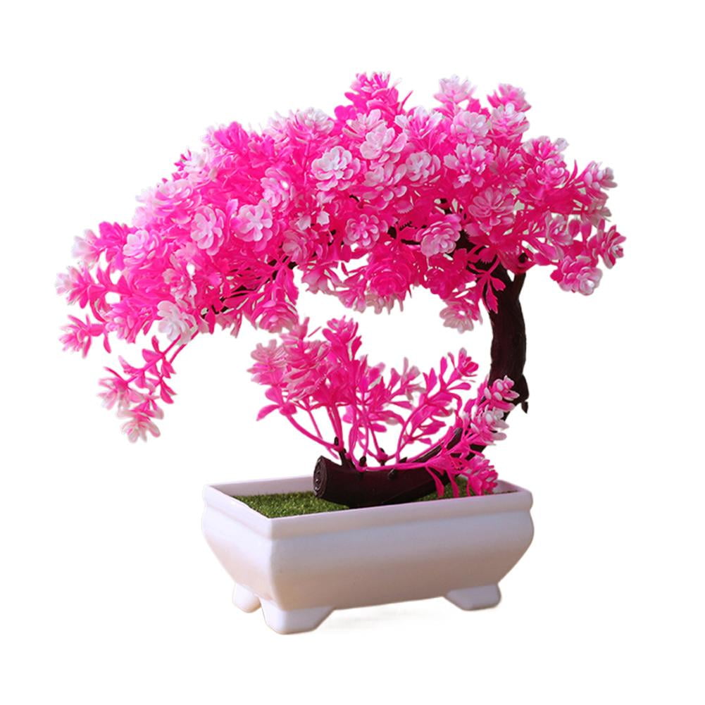 Artificial Home Simulation Pine Tree Potted Plant DIY Bonsai ...