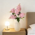 Artificial Hyacinth Floral Arrangement, 11.8in Plastic Multicolor ...
