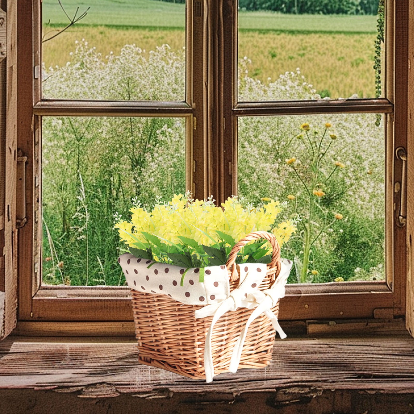 Artificial Hyacinth Flowers Bouquet - 1Pcs Purple/White/Blue/Red/Pink/Yellow, 11.81" Silk Floral ...