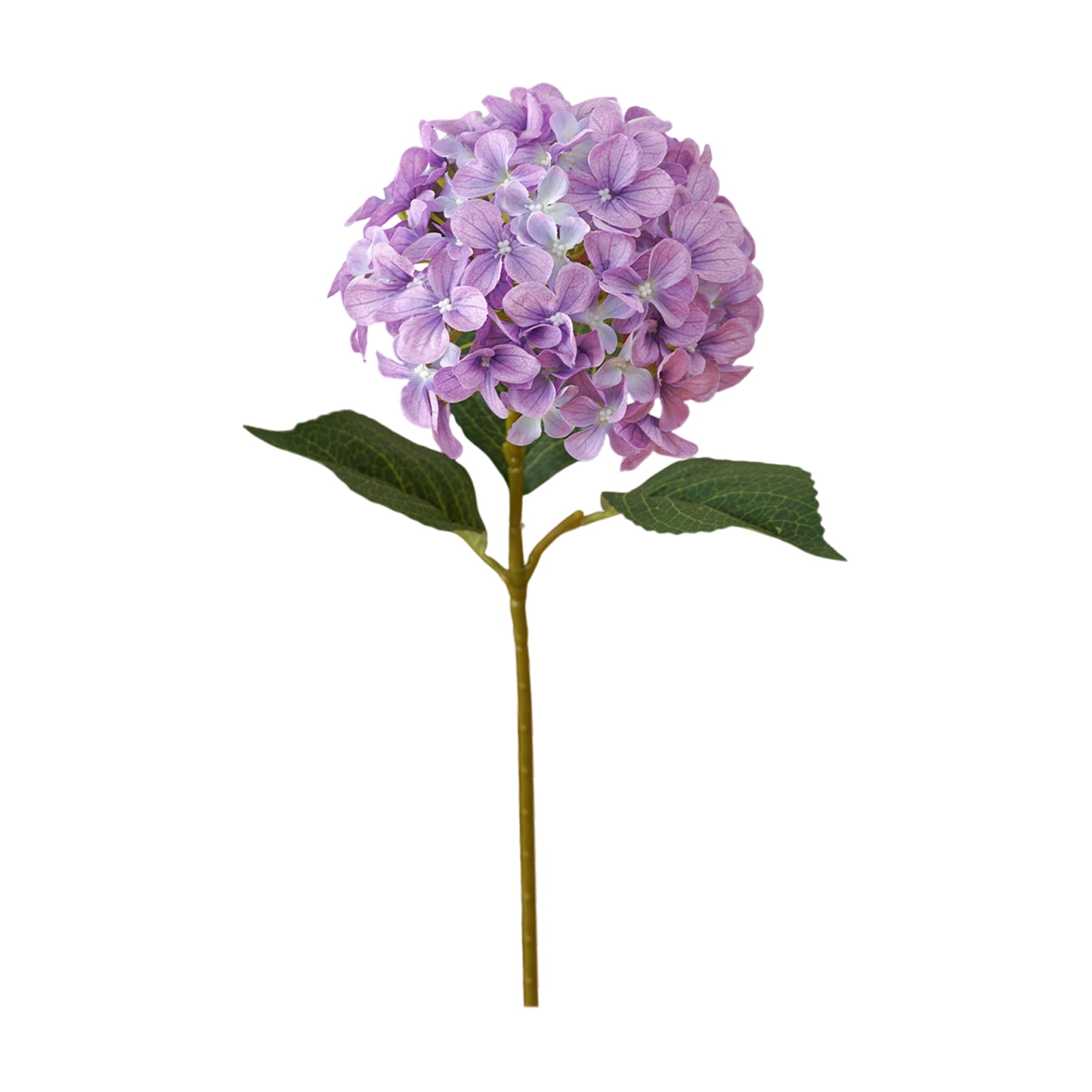 Artificial Hydrangea Flower Stem Realistic Silk Floral Arrangement for ...