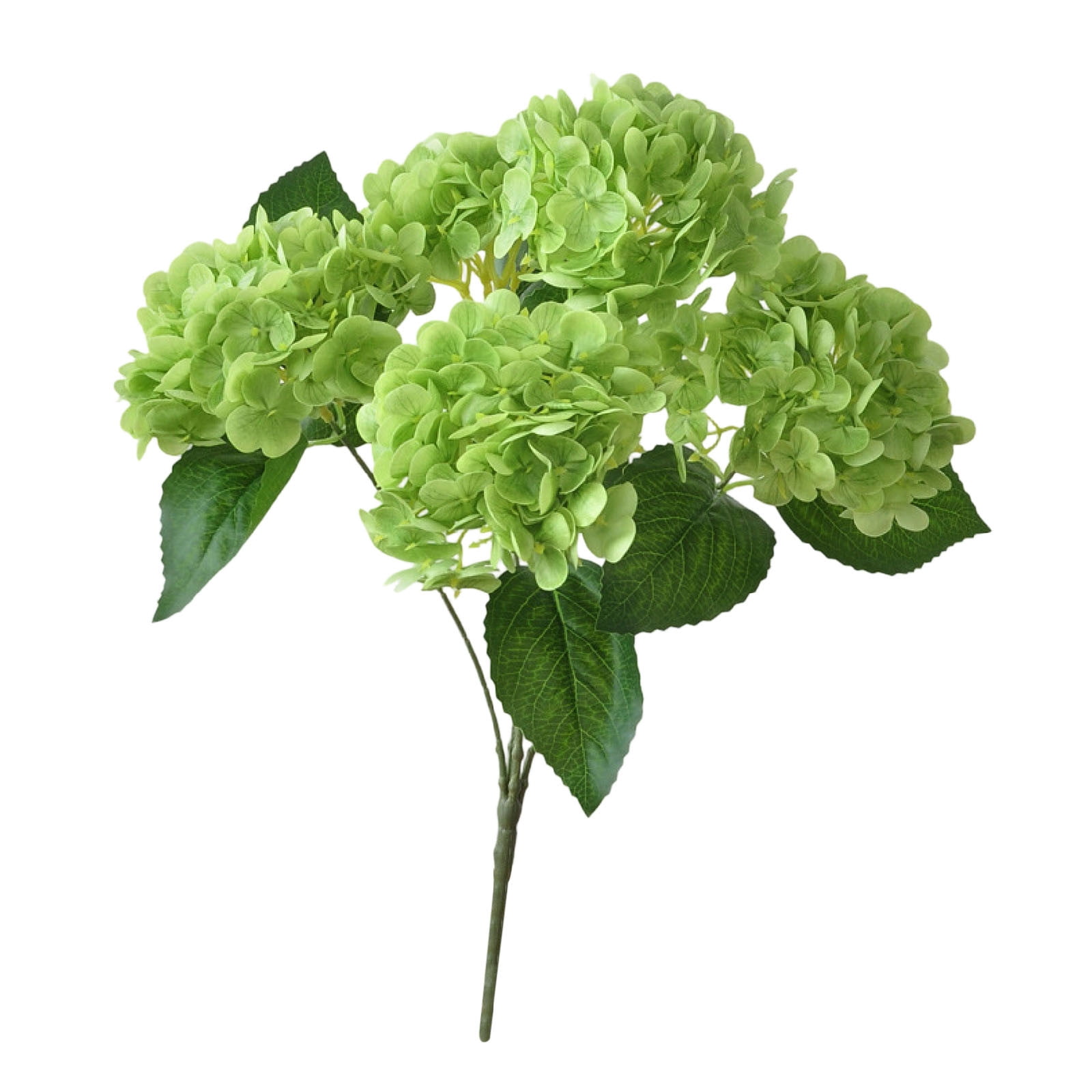 Artificial Hydrangea Flowers 5 Heads, Fake Hydrangea Bouquet for ...