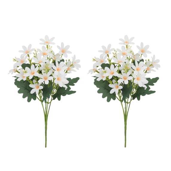 Artificial Hydrangea Flowers Bouquet Faux Silk Hydrangea Floral ...