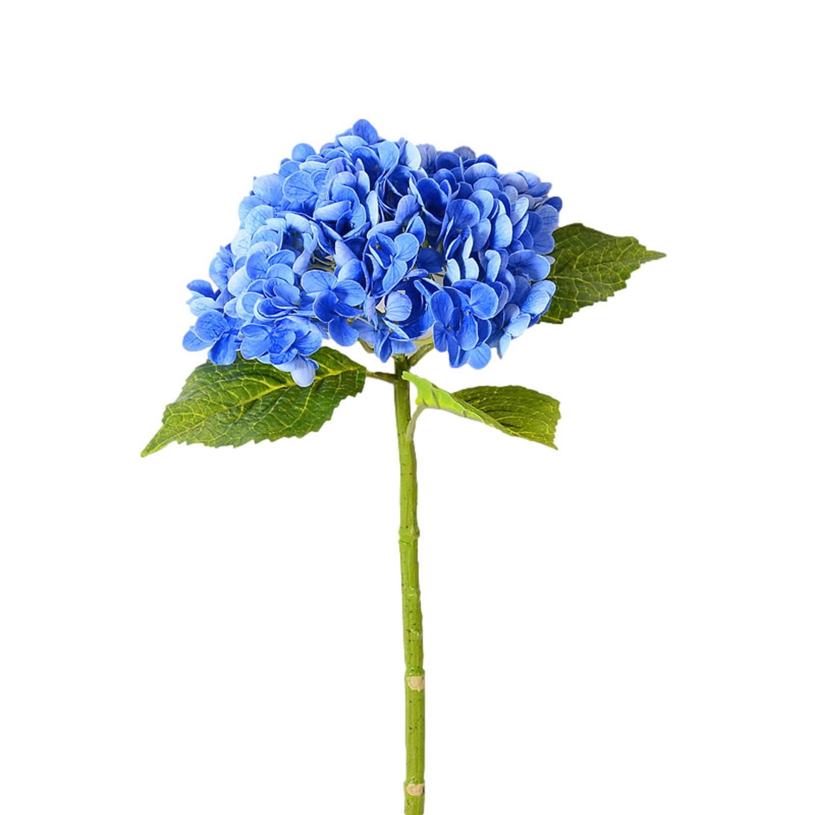 Artificial Hydrangea Macrophylla Flower, Large Realistic Fake Hydrangea ...