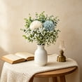 Artificial Hydrangea and Baby's Breath Bouquet for Home Decor, Wedding ...