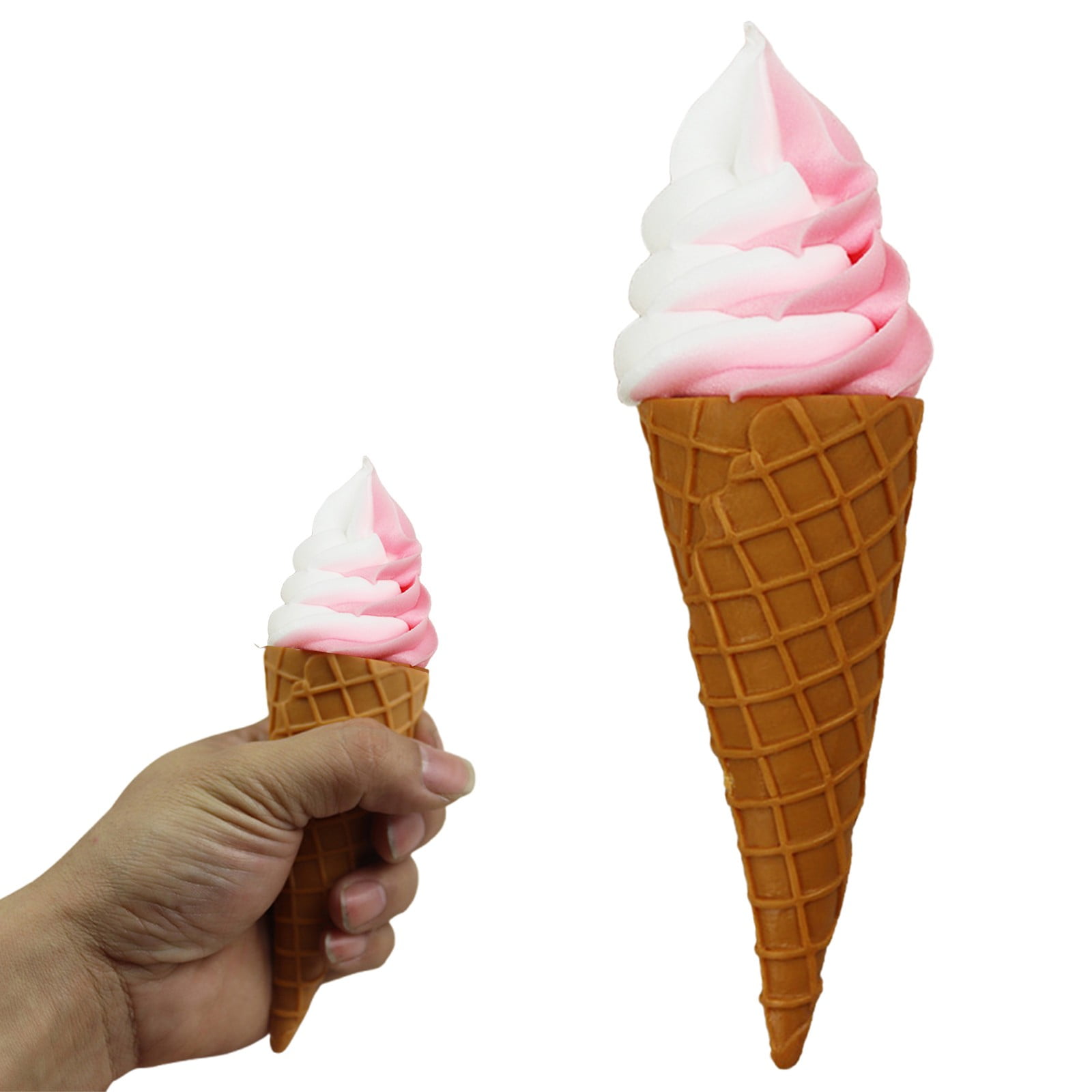 Artificial Ice Cream Cone Props, Realistic Pvc Fake Ice Model for ...