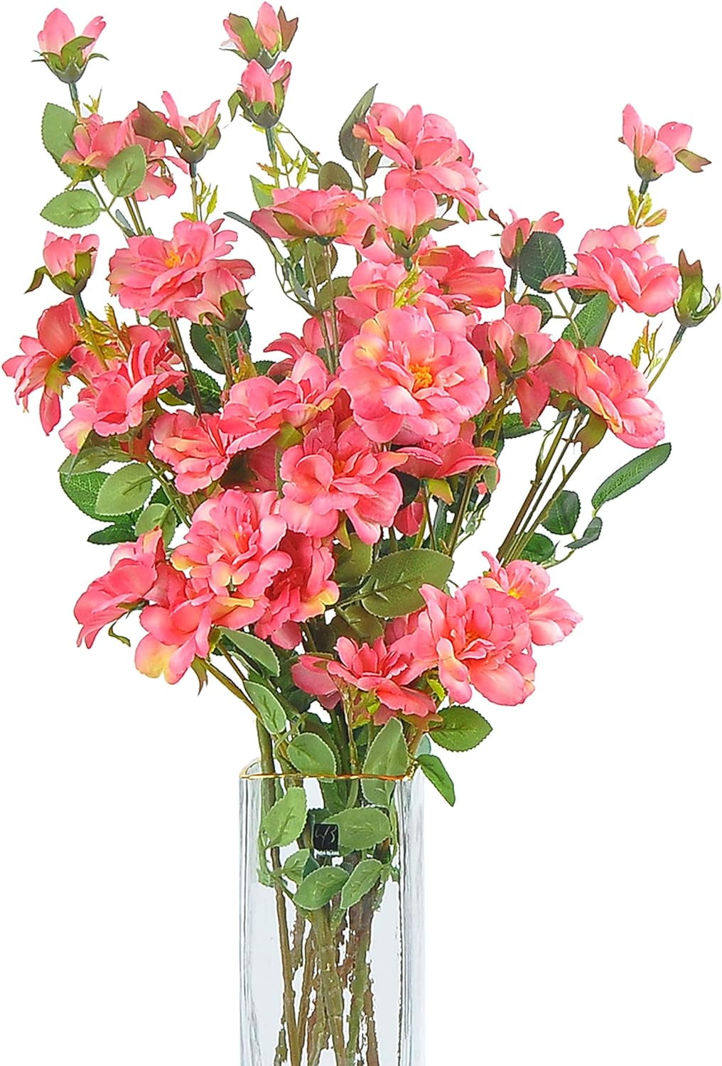 Artificial Iceberg Rose 6pcs 29 Inch Long Stem Rosa Korbin Flower for ...