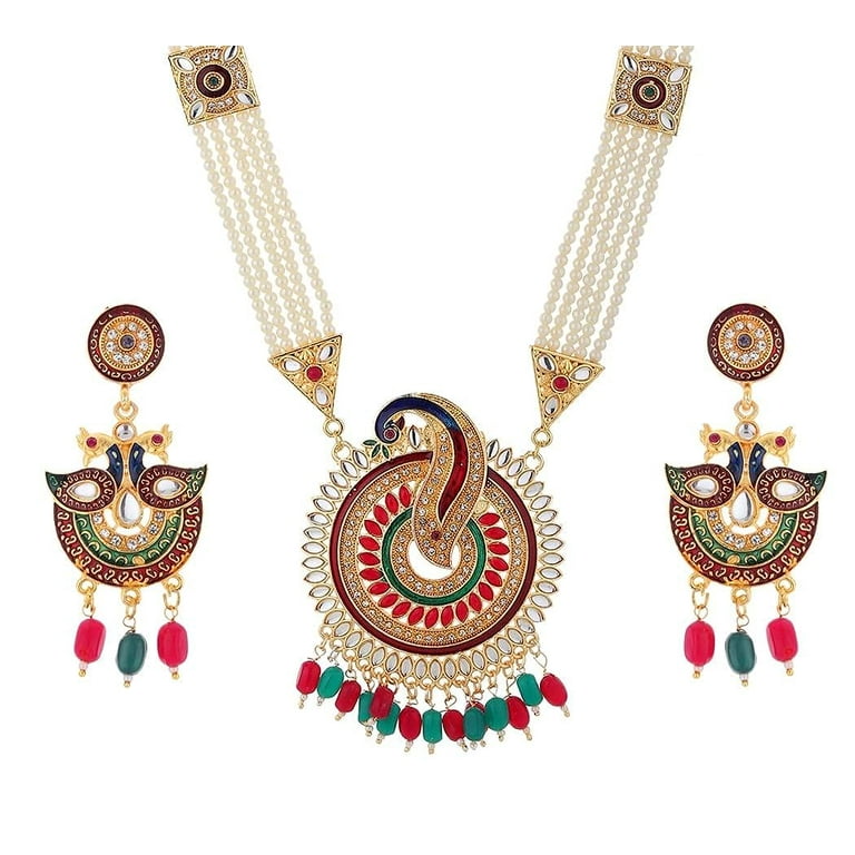 Long jadau set store
