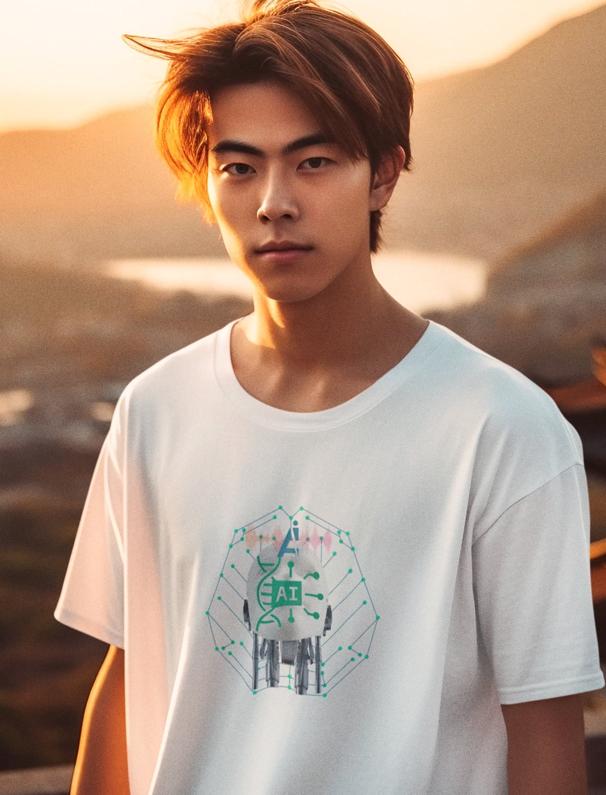 Artificial Intelligence, AI T-shirt, Printed Tee, Techno Tshirt Gift ...