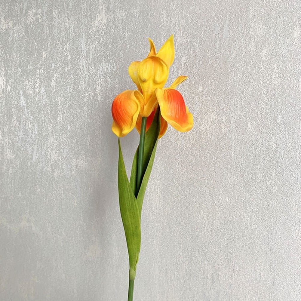 Artificial Iris Flowers Fake Silk Plant Home Wedding Decor Artificial ...