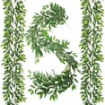 Artificial Italian Ruscus Vines, 3Pcs/75 Silk Vine Garland with Green ...